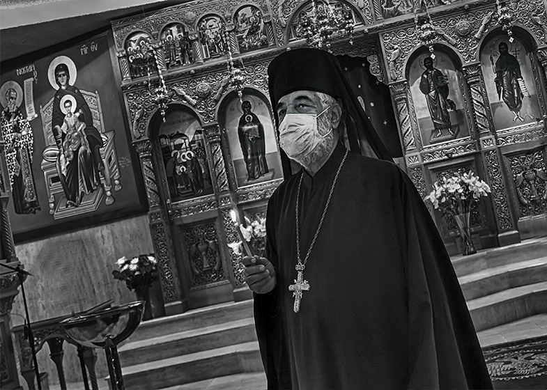 Photography by Ilan Ossendryver -- We Are One - Religious Prayer with Masks